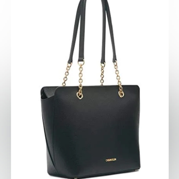 Calvin Klein | Bags | Calvin Klein Hailey Tote Shoulderbag Pebbled ...